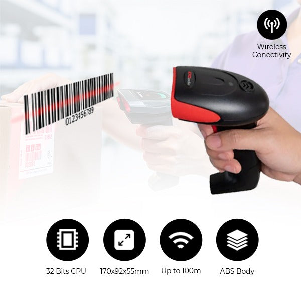 Buy Dcode DC7122 2D Wireless Barcode Scanner | Best Barcode System – SRK Innovation