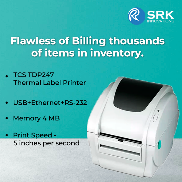TSC TDP 247 Label Barcode Printer | SRK Innovations