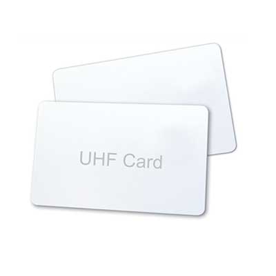 RFID UHF White PVC Glossy Smart Cards | SRK Innovations